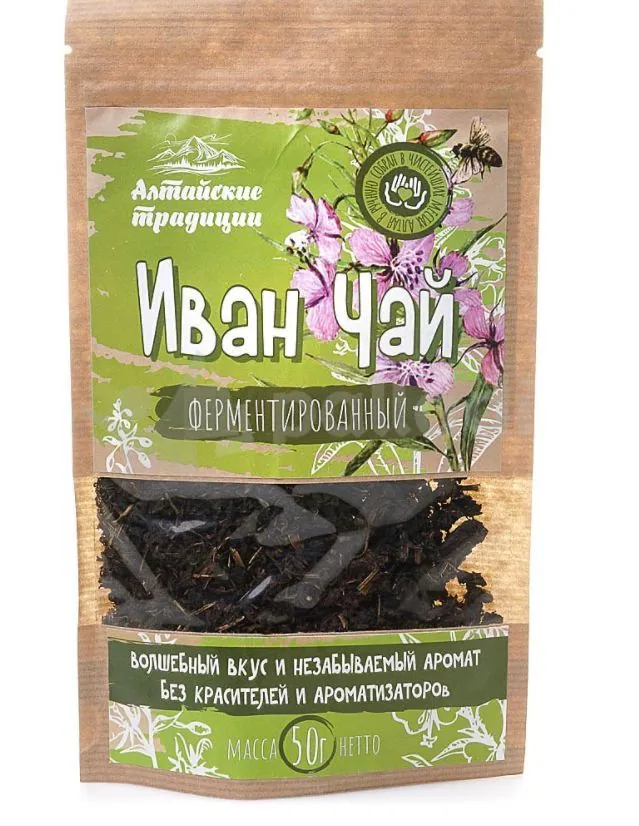 Купить Иван-чай ферментированный, 50г., Алтайские Традиции - отзывы ...