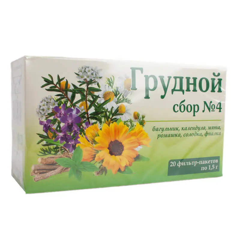 Купить Грудной сбор №4, ф/п 1,5 г №20, КИМА - отзывы цена инструкция
