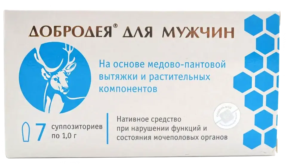 Купить Добродея для мужчин (суппозитории), суппозитории 7 шт., Сашера ...